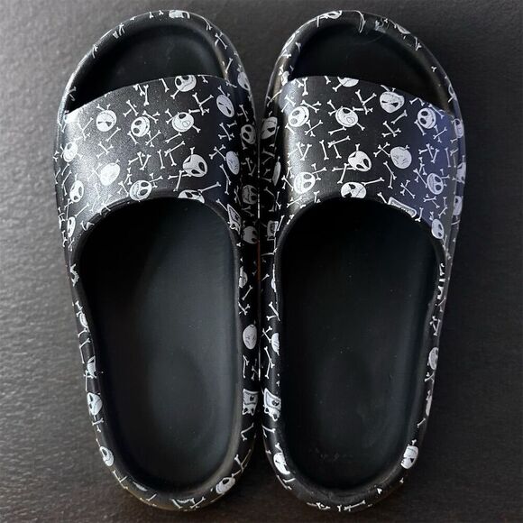 Disney | Shoes | Disney Mens Nightmare Before Christmas Slide Sandals ...